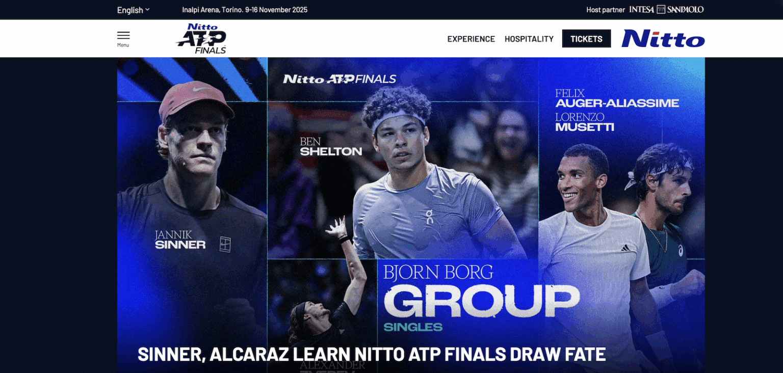 Nitto ATP Finals 2025: Termin, Teilnehmer, Übertragung im TV & Live-Stream